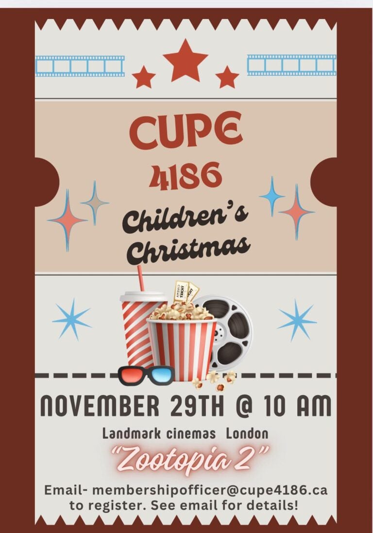 Kids Christmas Movie – CUPE LOCAL 4186