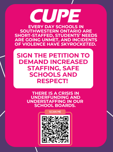 CUPE LOCAL 4186 – Support Staff of the LDCSB